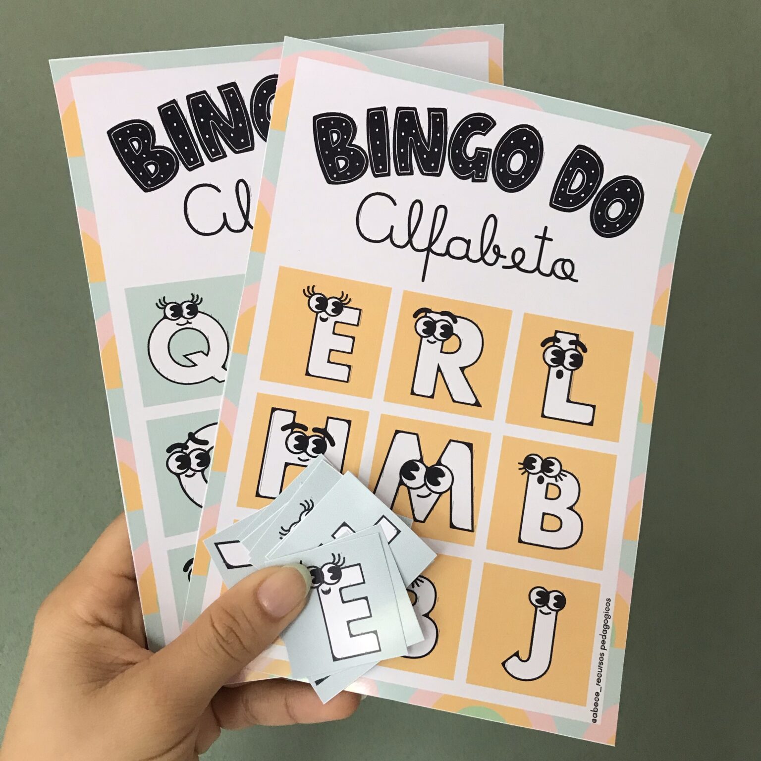 Bingo do Alfabeto – Abêcê – Recursos Pedagógicos