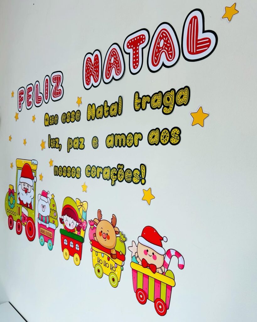 Painel de Natal – Trenzinho – Abêcê – Recursos Pedagógicos