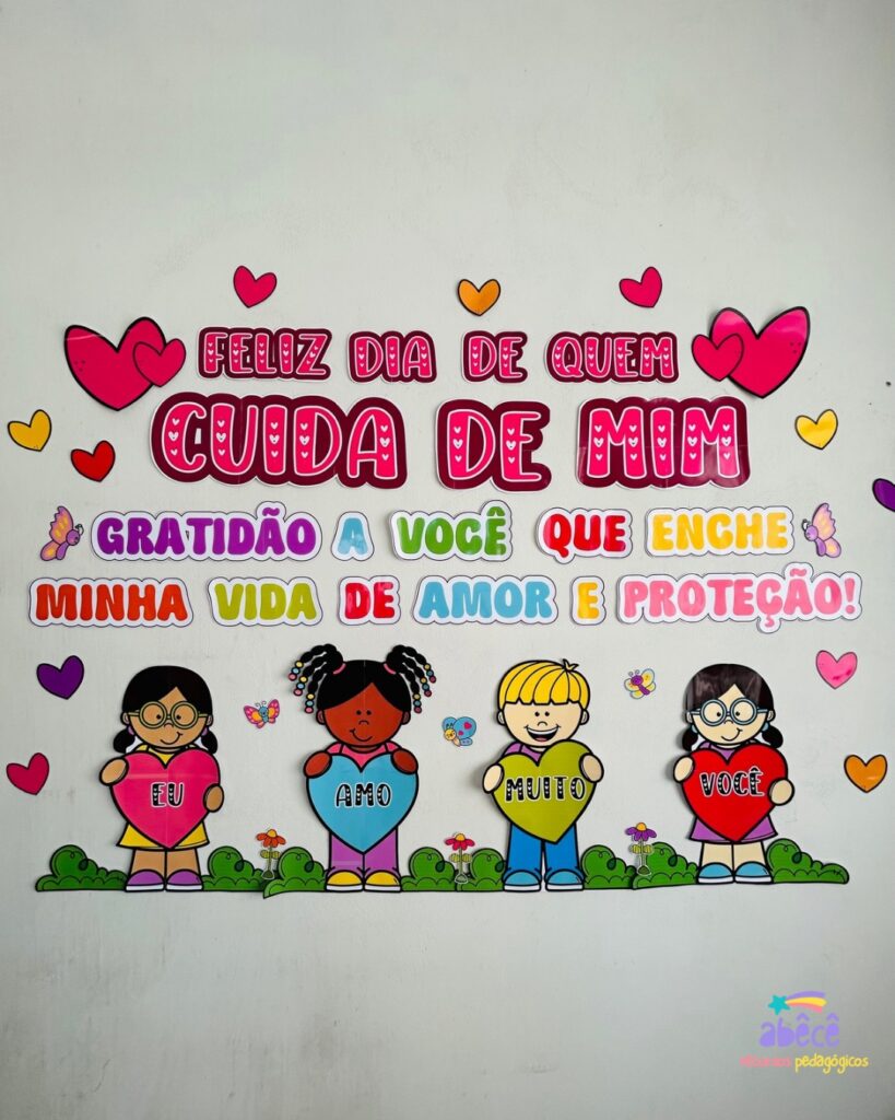 Painel Dia de Quem Cuida de Mim – Abêcê – Recursos Pedagógicos