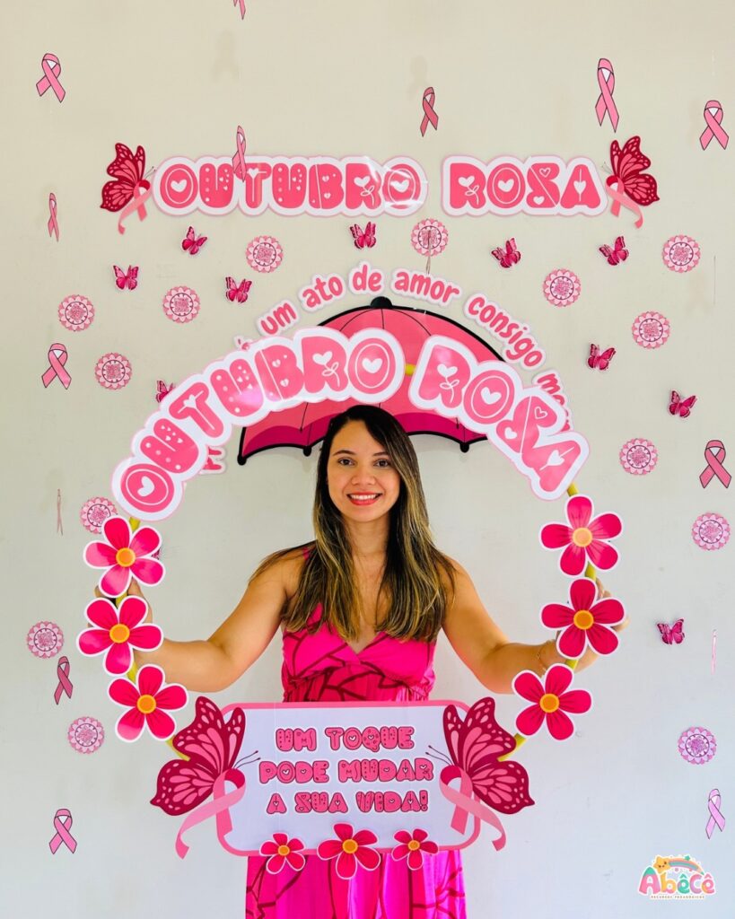 Moldura Outubro Rosa – Abêcê – Recursos Pedagógicos